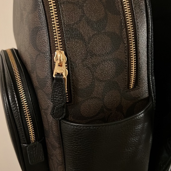 Coach | Bags | Coach Leather Signature Logo Backpack Brand New | Poshmark